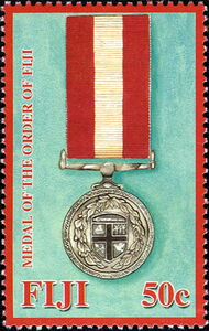 Stamp: Medal of the Order of Fiji (Fiji(The Order of Fiji) Mi:FJ 1230 ...