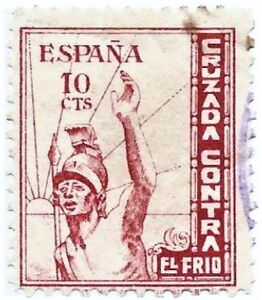 Stamp: Cruzada Contra El Frio (Spain, Civil War: Cinderella Stamps ...