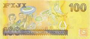 Banknote: 100 Dollars (Fiji(2012-2022 Fijian "Flora & Fauna") Wor:P-119a