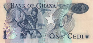 Banknote: 1 Cedi (Ghana(1972-1978 Issue) Wor:P-13c.2