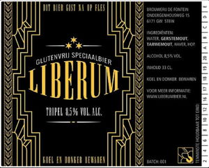 Drink Label: Liberium Tripel (Liberum Bier, NetherlandsCol:NL-BEER-033335