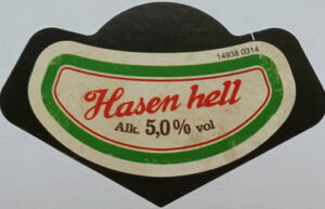 Drink Label: Hasen Hell (Hasen-Bräu, Germany, Federal RepublicCol:DE ...