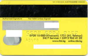 Bank Card: RaiffeisenBank Mastercard RaiCard Fix - 02/20/004 ...