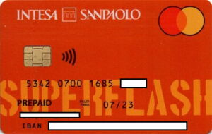 Tarjeta de Banco: Intesa Sanpaolo Superflash (Intesa Sanpaolo ...