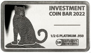 Coin: 1 Dollar (Investment Coin Next Generation Platinum - Leopard ...