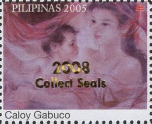 Stamp: Caloy Gabuco (Philippines: Cinderella Stamps(Tuberculosis ...