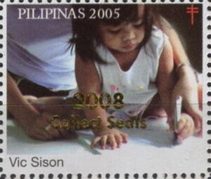 Stamp: Vic Sison (Philippines: Cinderella Stamps(Tuberculosis Charity) Col:PH 2008-124