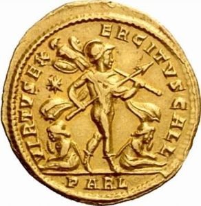 Moneda: 1 Solidus (Roma, Imperio) (306-337 - Constantino I) Col:RO-EM ...