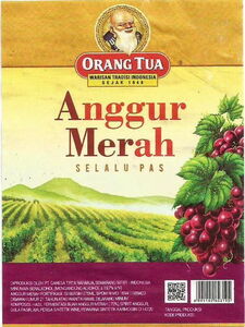 Drink Label: Anggur Merah (PT Ganesa Tirta Raharja, IndonesiaCol:ID ...