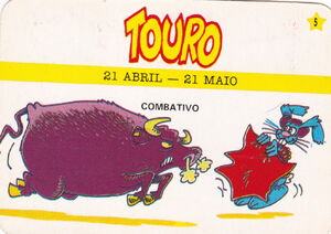 Pocket Calendar: Taurus (Portugal(Zodiac) Col:PT-1993-Zodiac-001.02