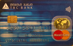 Bank Card: TBC Bank (TBC Bank, GeorgiaCol:GE-MC-0008