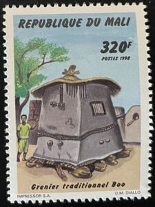 Stamp: Boo (Mali(Traditional Storage) Mi:ML 2062,Sn:ML 1001,Yt:ML 1423