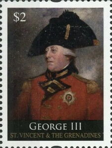 Stamp: King George III (1738-1820) (Saint Vincent and The Grenadines ...