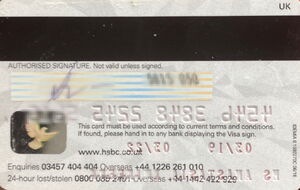 Bank Card: HSBC Silver Lion (HSBC, United Kingdom of Great Britain ...
