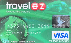 Bank Card: Travel ez (Majid Al Futtaim, United Arab EmiratesCol:AE-VI-0016