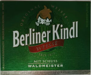 Drink Label: Berliner Kindl Weisse (Berliner Kindl Brauerei AG, Germany ...