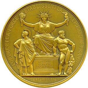 Decoration: Establishment of the French Republic (France(Souvenir Medal ...