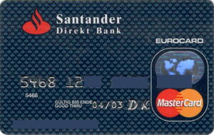 Bank Card: Santander Direct Bank MC 07-98 (Santander Direkt Bank AG ...