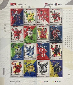 Stamp: Teams of Malaysian Football League (Malaysia: Personalized ...