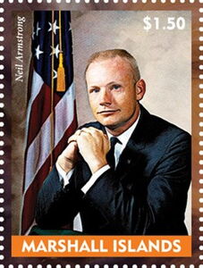 Stamp: Neil Armstrong (1930-2012) (Marshall Islands(10th Death ...