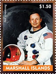 Stamp: Neil Armstrong (1930-2012) (Marshall Islands(10th Death ...