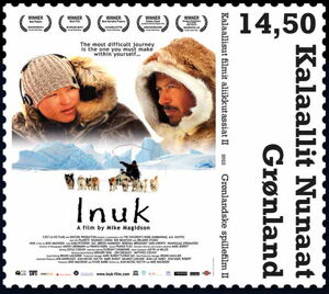 Stamp: Inuk (Greenland(Films of Greenland (Series III) (2022)) Mi:GL 927,Yt:GL 897