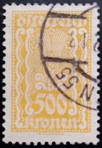 Stamp: Symbolism: ear of corn (Austria(Symbolic subjects) Mi:AT 387a,Sn ...