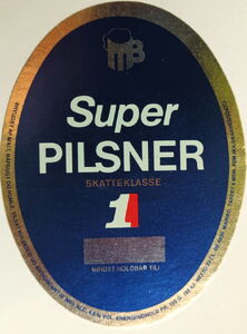 Etiqueta de bebida: Super Pilsner 1 (Maribo Bryghus closed ...