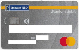 Bank Card: Emirates NBD Titanium Debit (Emirates NBD, EgyptCol:EG-MC-0050