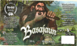 Drink Label: Basajaun Imperial Ipa (Cerveza Biribil Brewing, SpainCol ...