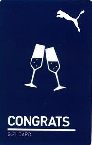 Gift Card: Congrat (PUMA, France(Puma) Col:FR-Puma-006 💳