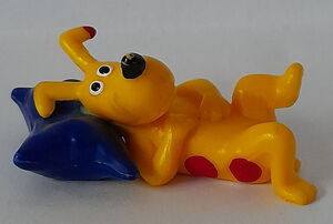Meal Toy: Schnuppi on pillow (Non-Food, Europe(Schnuppi) Col:CA-0000-0001