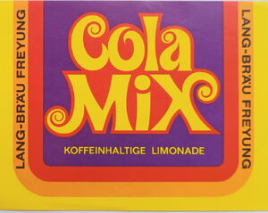 Drink Label: Cola Mix (Lang-Bräu Freyung, Germany, Federal RepublicCol ...