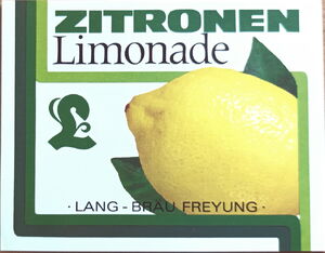 Drink Label: Zitronen Limonade (Lang-Bräu Freyung, Germany, Federal ...