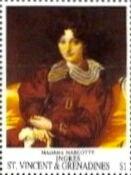 Stamp: Madame Marcotte - by Ingres (Saint Vincent and The Grenadines ...