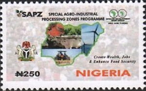 Stamp: Special Agro-Industrial Processing Zones (NigeriaSn:NG 902,Col ...