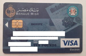 Bank Card: Banque Misr (Banque Misr, EgyptCol:EG-VE-0025