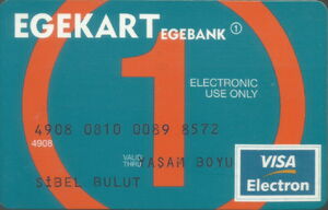 Bank Card: Ege Kart (Egebank, Türkiye (Turkey)Col:TR-VE-0074.02