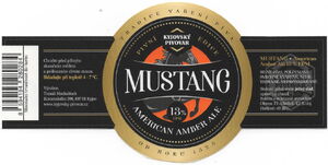 Drink Label: Mustang American Amber Ale 13% (Kyjovský pivovar, Czech ...