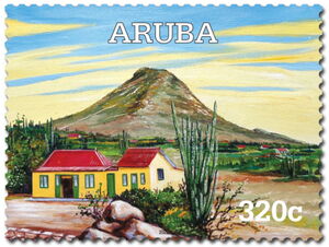 Stamp: Landscapes of Aruba (Aruba(Landscapes of Aruba (2022)) Mi:AW ...