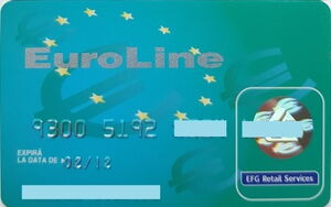 Bank Card: Euroline / ERS (Eurobank EFG, RomaniaCol:RO-GM-0028