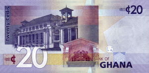 Banknote: 20 Cedis (Ghana(2019-2020 Issue) Wor:P-48b