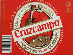 Drink Label: Cruzcampo (Heineken España, SpainCol:ES-BEER-003249