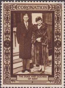 Stamp: Duke and Duchess of Kent (United Kingdom: Cinderella Stamps ...