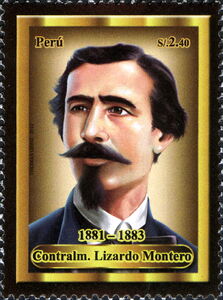 Stamp: Lizardo Montero Flores (1832-1905) (Peru(Presidents of Peru) Mi ...