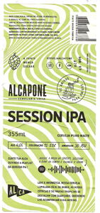 Drink Label: Session IPA (Al Capone Ind. E Com De Debidas LTDA ...