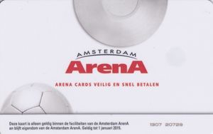 Functional Card: Arena Card (Amsterdam Arena Card, Netherlands(Arena ...