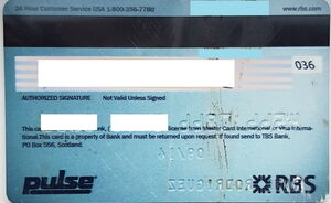 Bank Card: Rbs (Royal Bank of Scotland, United States of AmericaCol:US ...