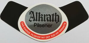 Drink Label: Alkrath Pilsener Sud 501 (Privatbrauerei Ganser, Germany ...