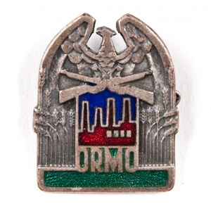 Decoration: ORMO badge, PRL (Poland(Citizens' Militia) Col:PL-001124